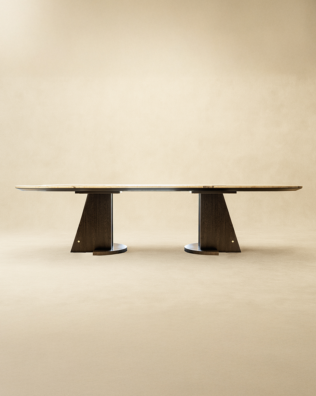 Jolie Table Base – Sculptural Italian Design in Marble